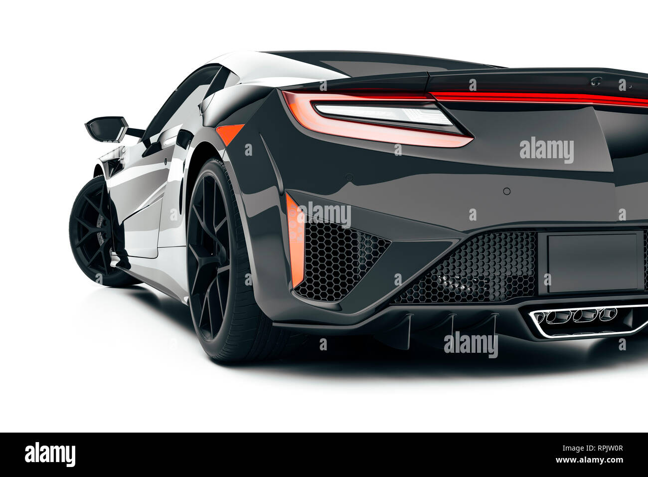 3d render of beautiful super sport car Stock Photo - Alamy