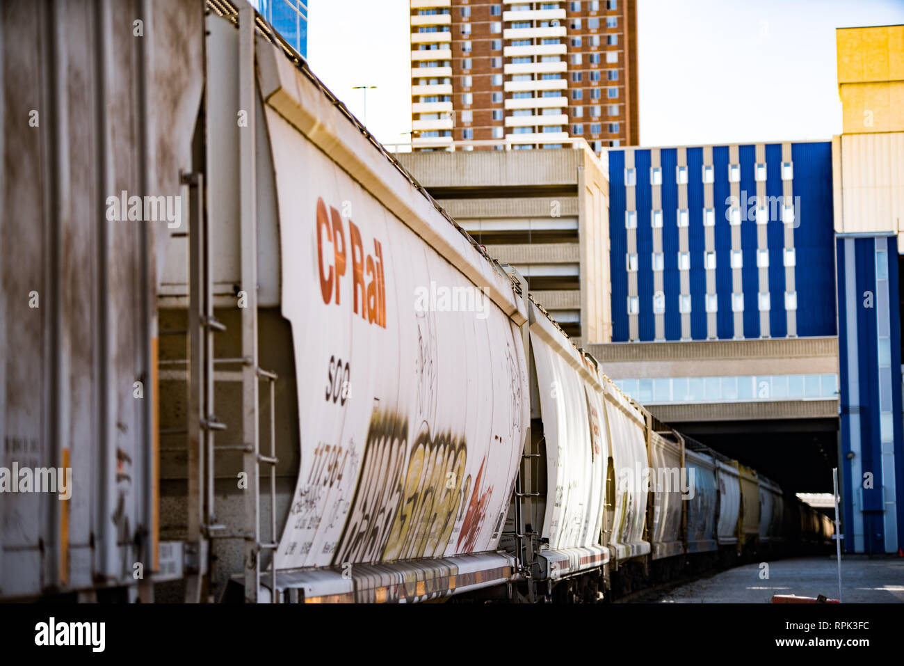 Calgary train hi-res stock photography and images - Alamy