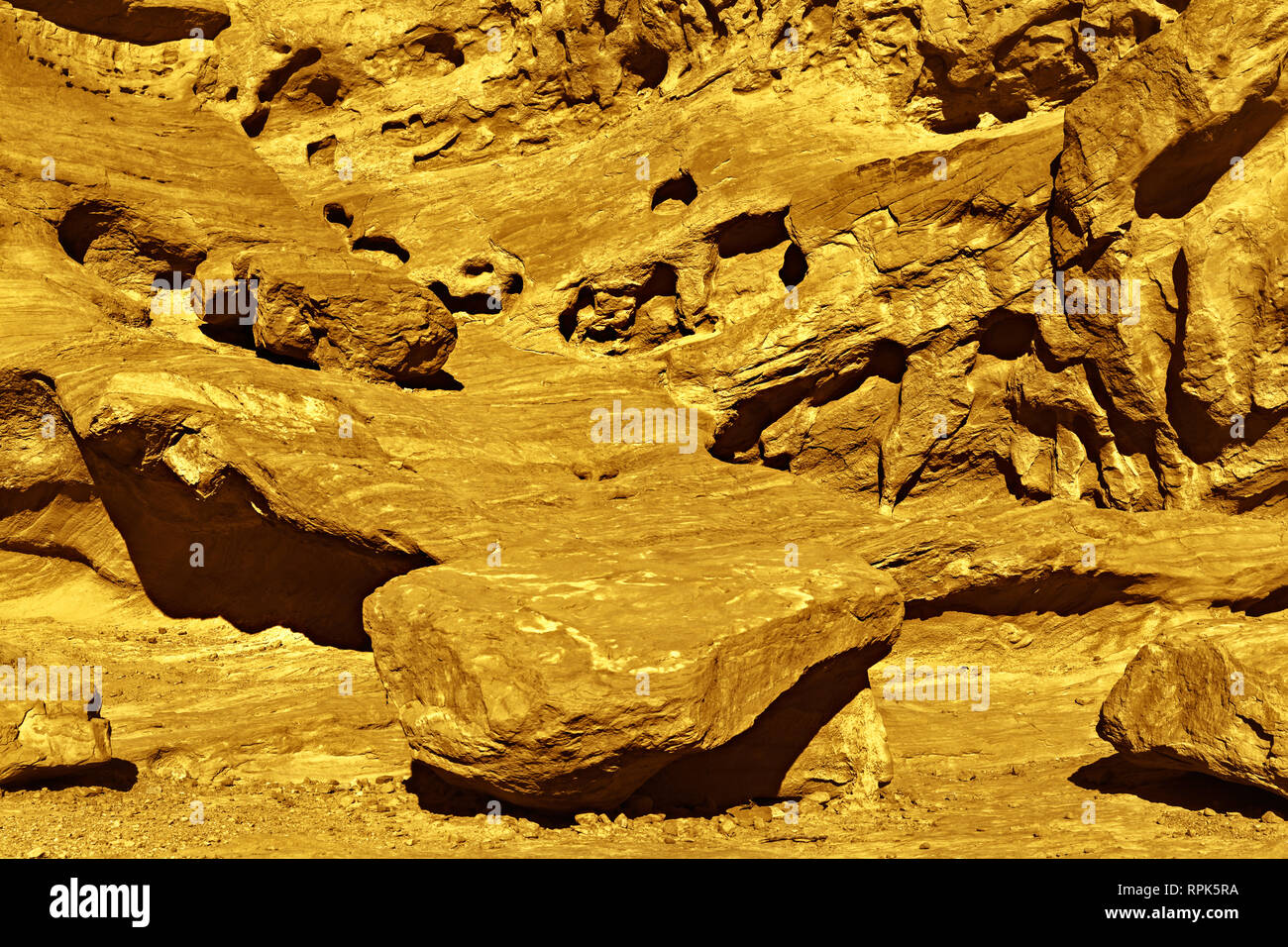 Golden Texture And Background Of Mountain Surface For Design Stock ...