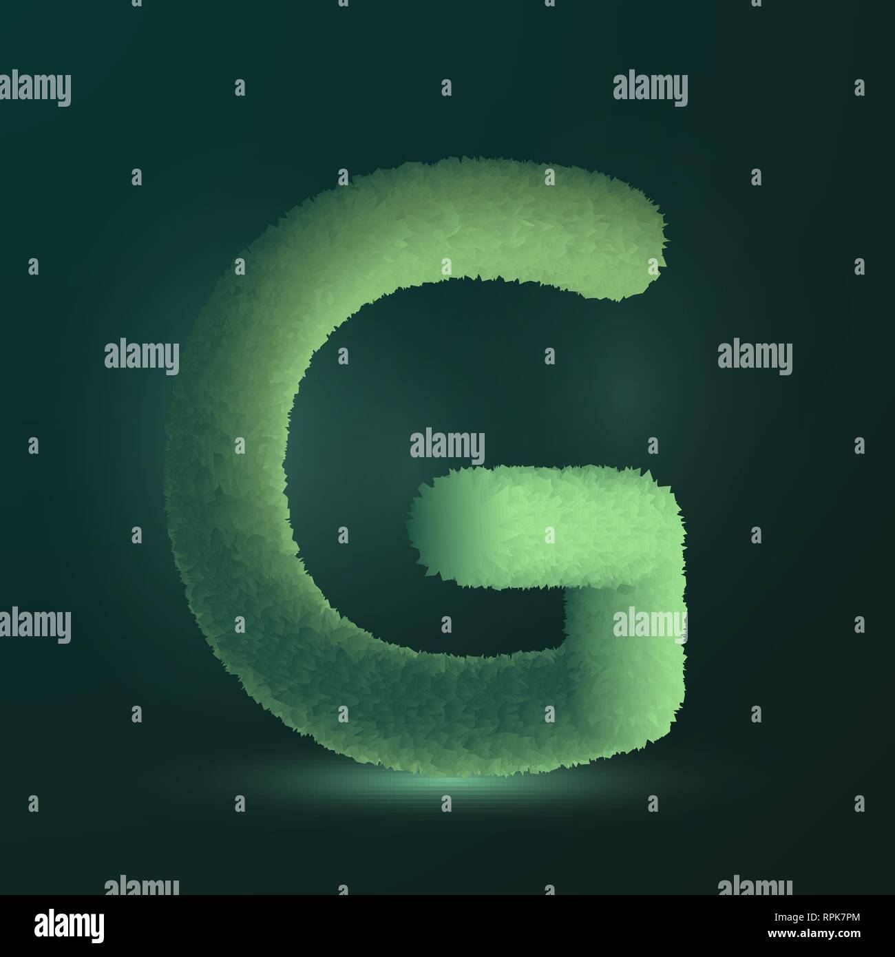 Fur green wool texture Stock Vector Images - Alamy