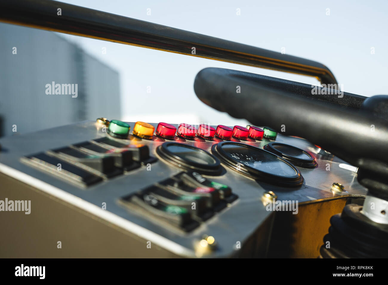 Industrial Vehicle. Heavy Construction Equipment Machine. asphalt ...