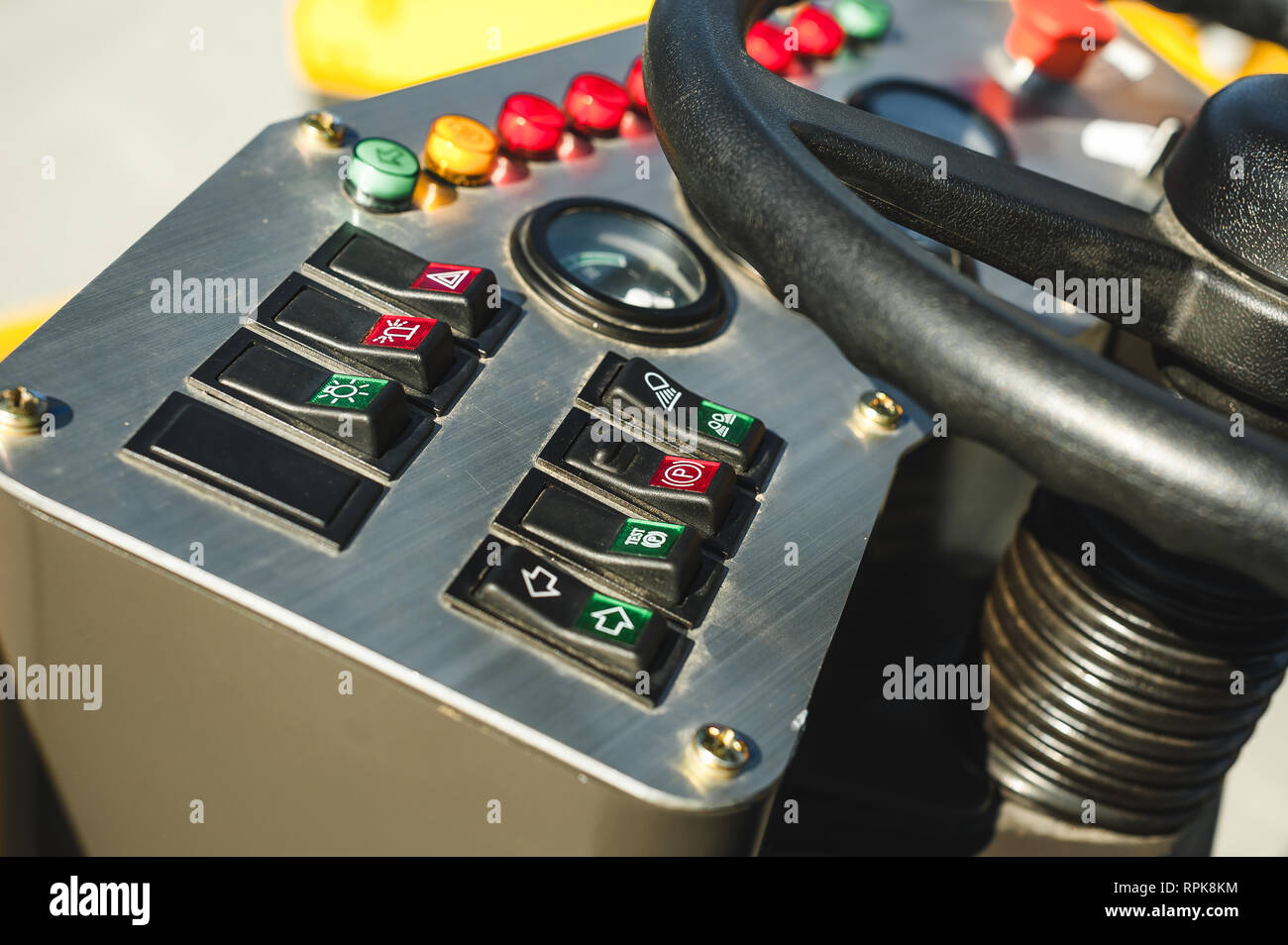 Industrial Vehicle. Heavy Construction Equipment Machine. asphalt ...