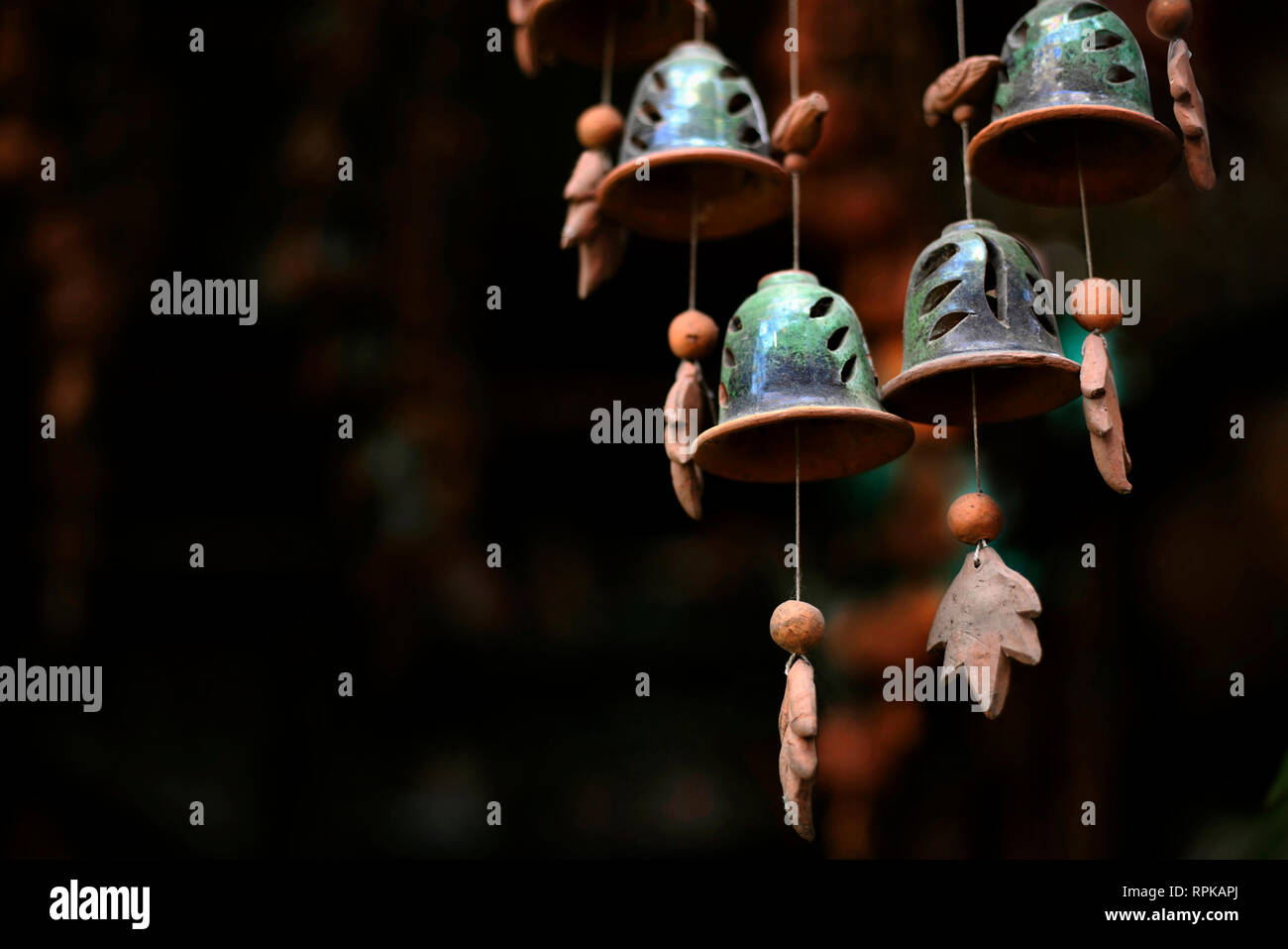 Indian wind chimes hi-res stock photography and images - Alamy