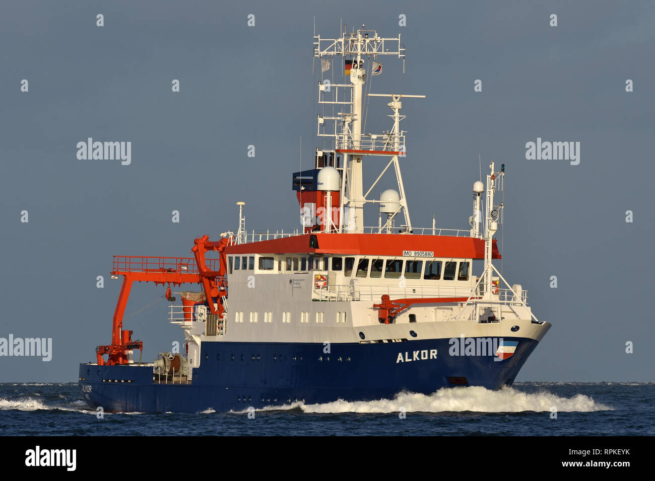 Research Vessel Alkor Stock Photo - Alamy
