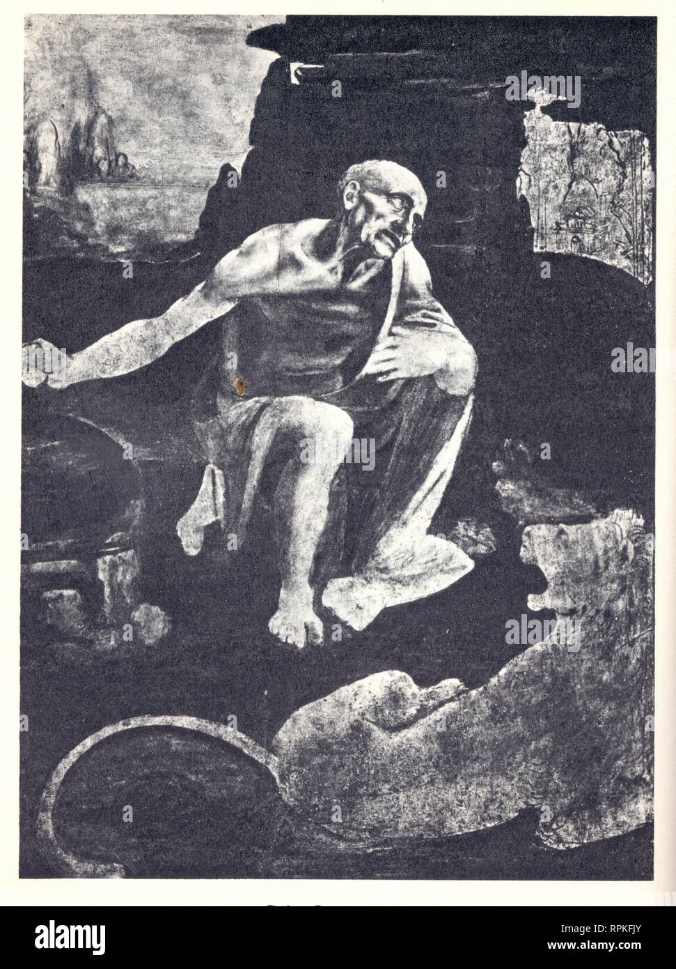 Saint jerome da vinci hi-res stock photography and images - Alamy