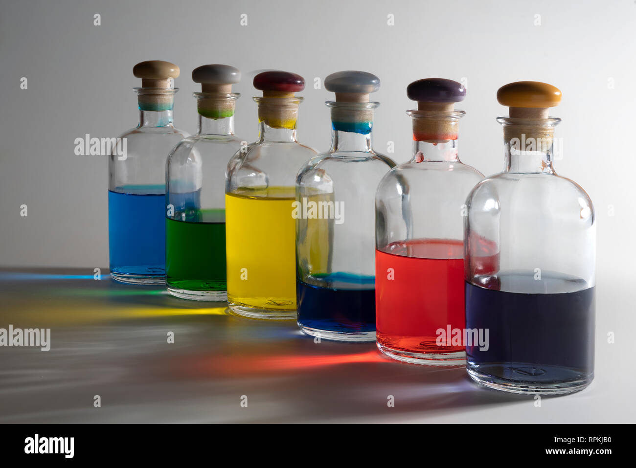 Chemical bottle containing liquid hi-res stock photography and images ...