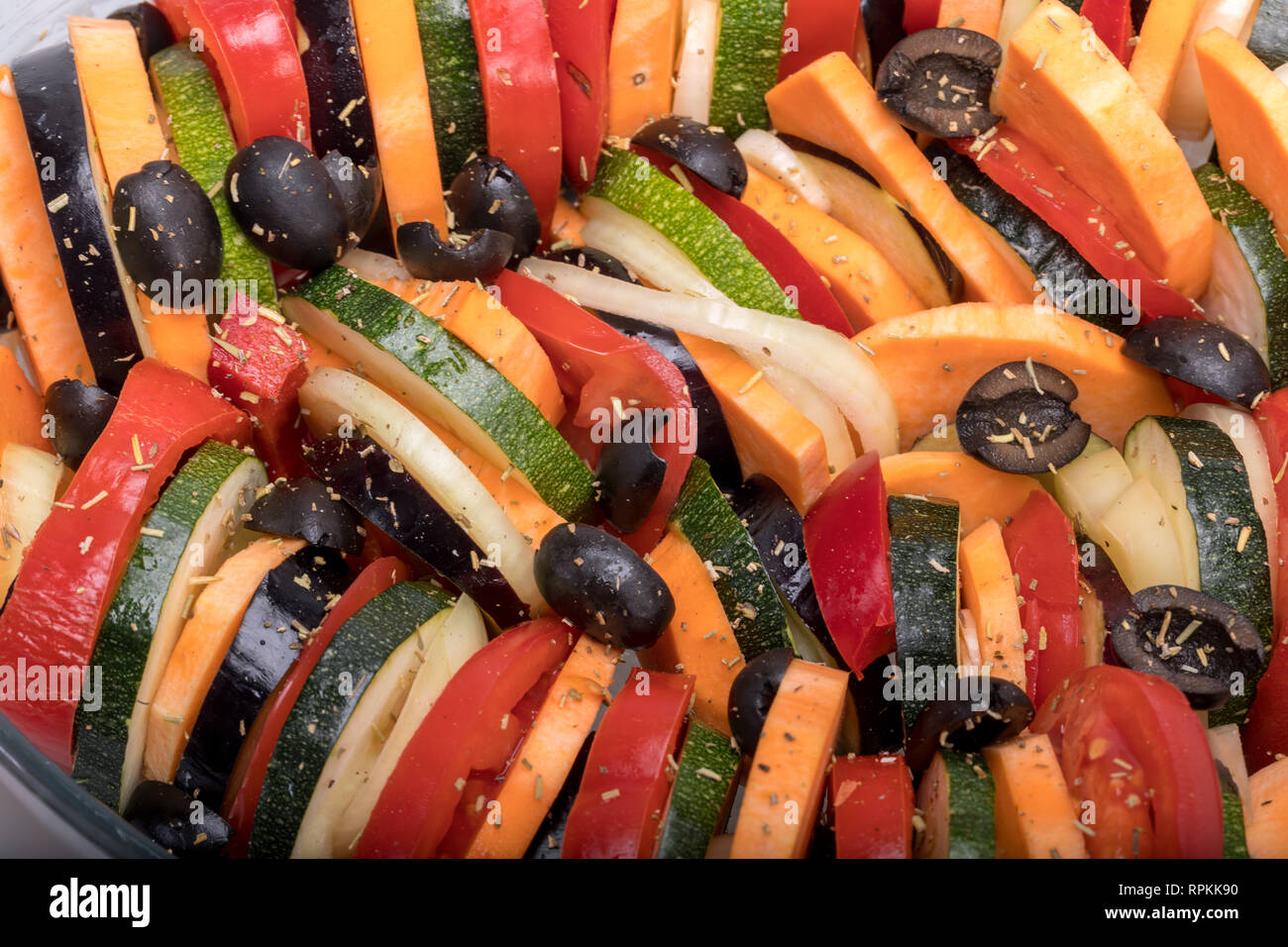 Ratatouille, French Provençal stewed vegetable dish originating in Nice ...