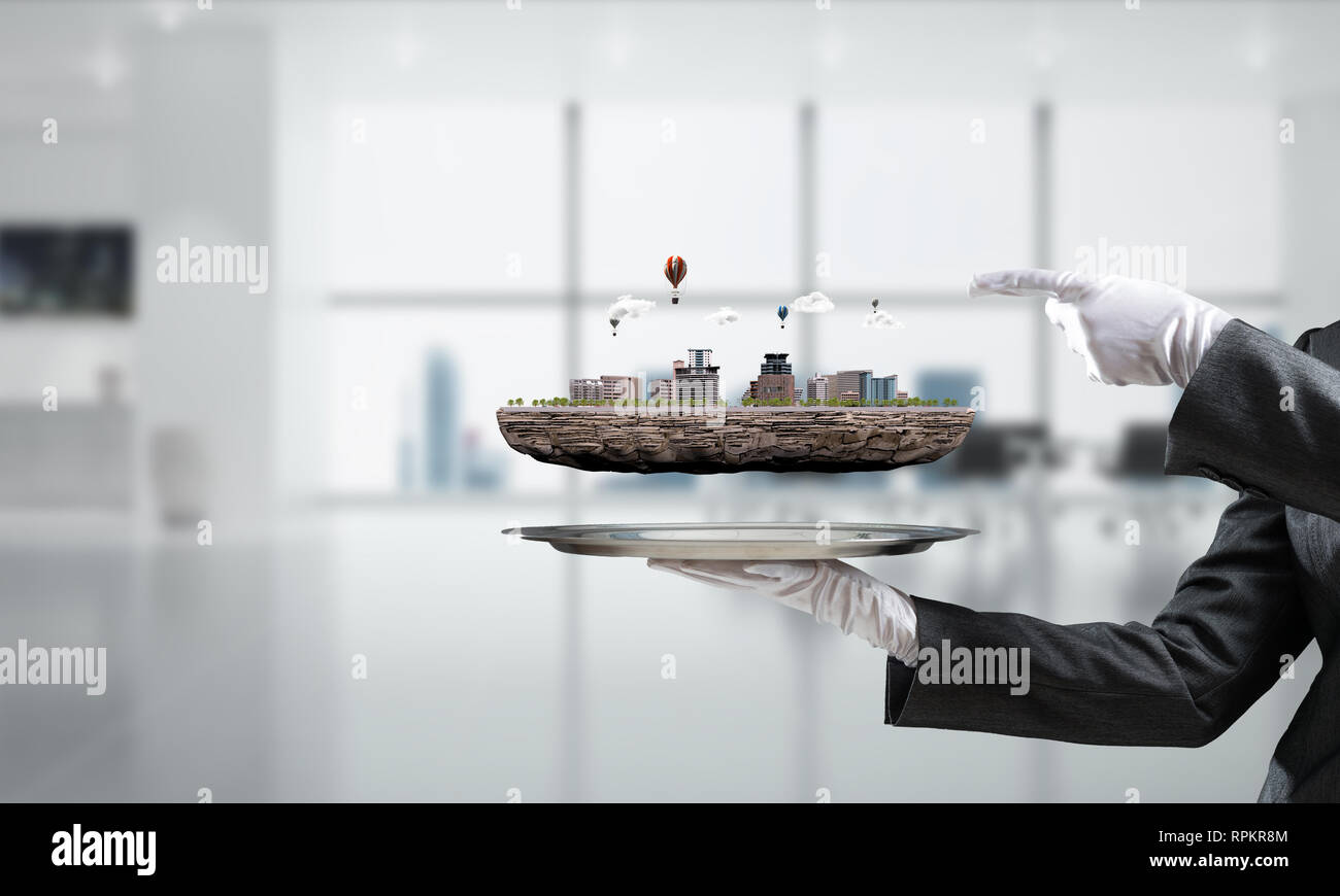 Concept of modern urban development Stock Photo - Alamy