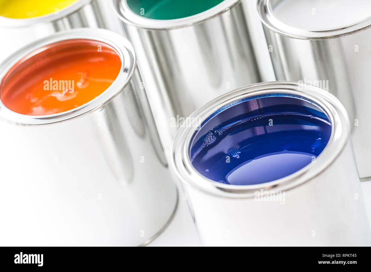 Full can white paint hi-res stock photography and images - Alamy