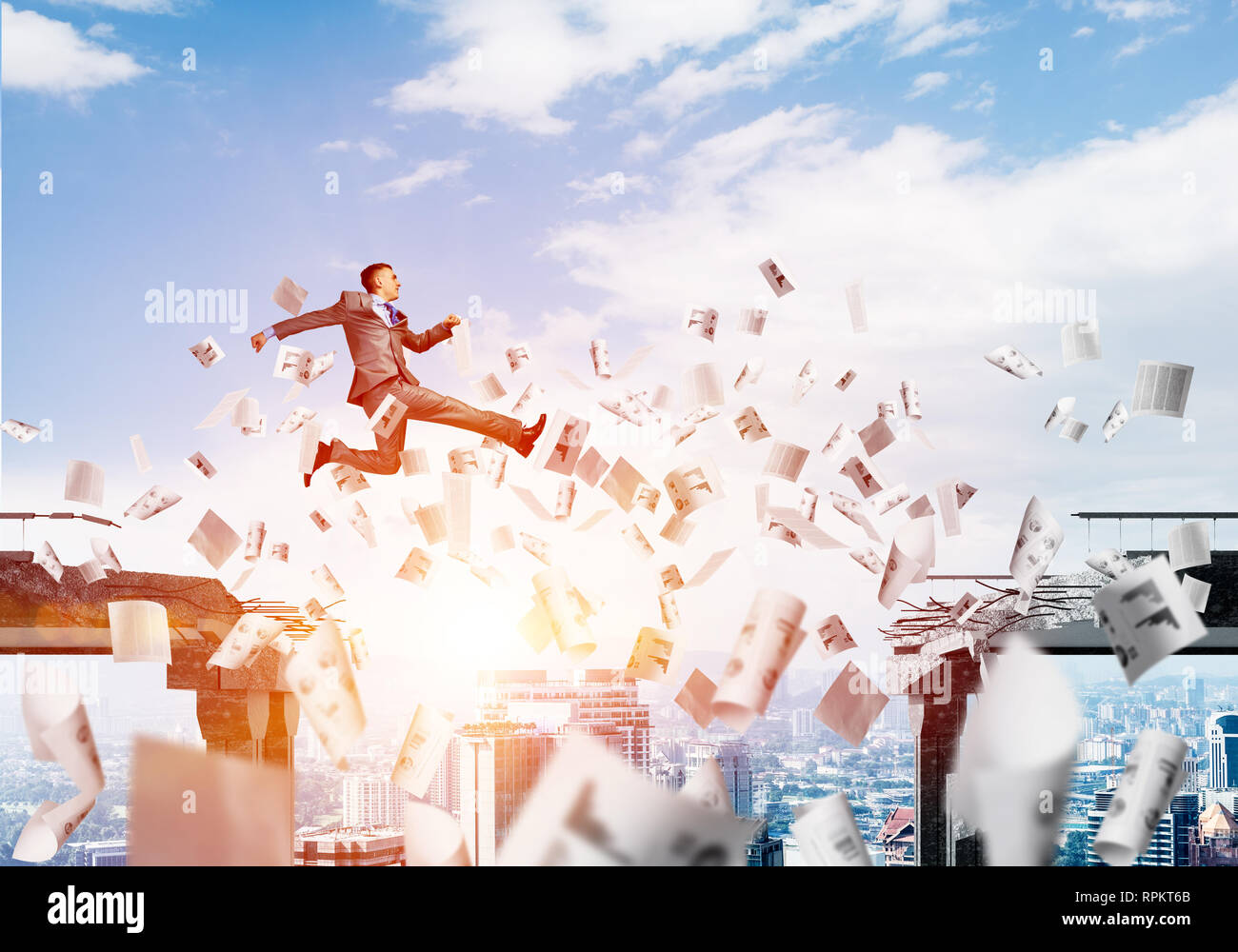 Problem and difficulties overcoming concept Stock Photo - Alamy