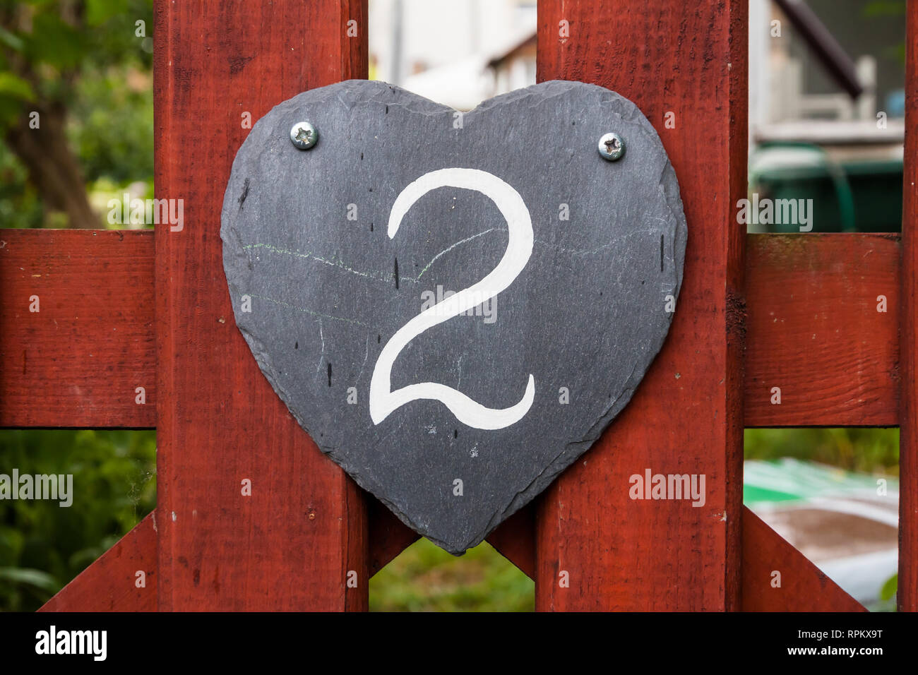 House number 2 sign hi-res stock photography and images - Alamy