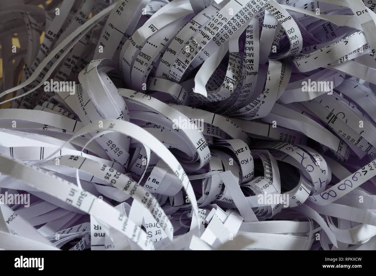 Shred files hi-res stock photography and images - Alamy