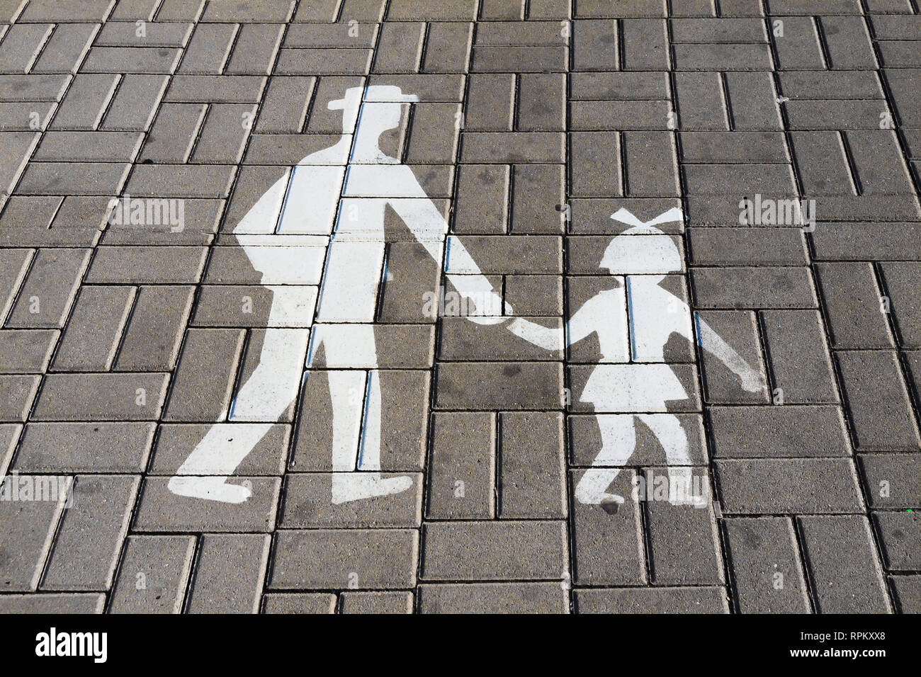 Pedestrian markings hi-res stock photography and images - Alamy