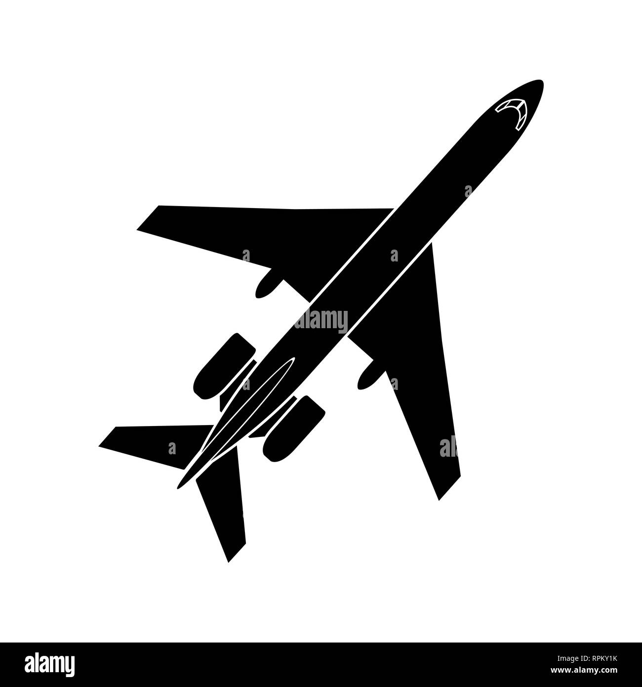 Turboprop and turbine jet Stock Vector Images - Alamy