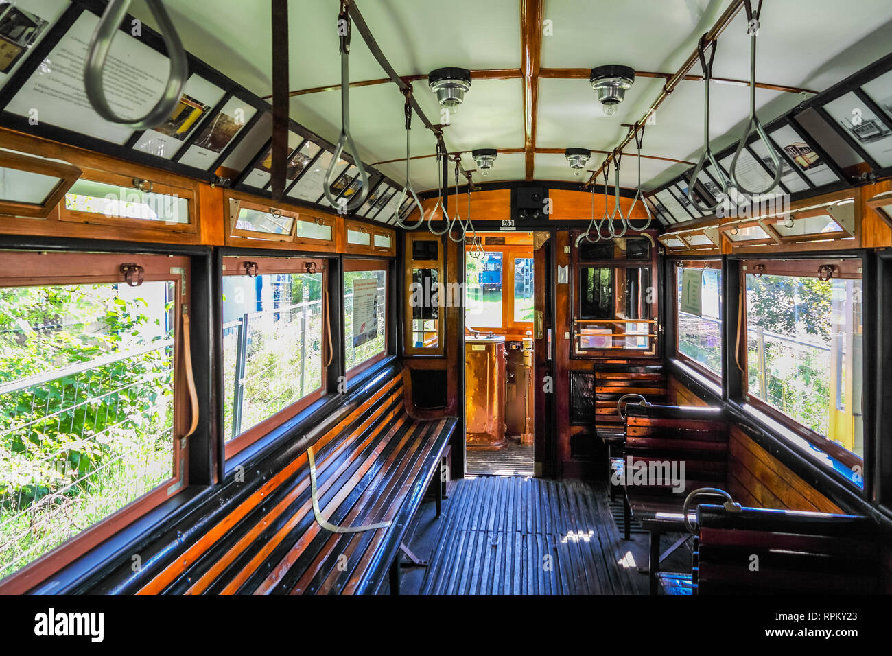 Tram inside view hi-res stock photography and images - Alamy