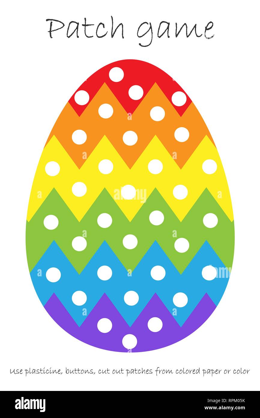 Education Patch game egg for children to develop motor skills, use ...