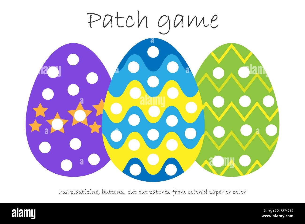 Education Patch game eggs for children to develop motor skills, use ...