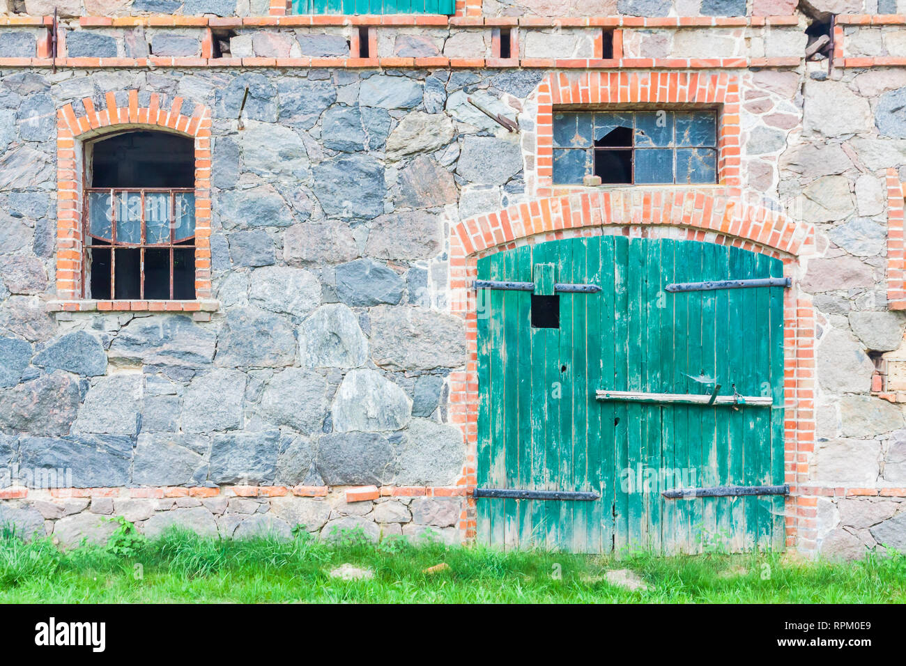 Old stone wall Stock Photo - Alamy