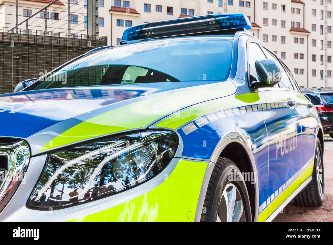 Police in Dresden Stock Photo - Alamy