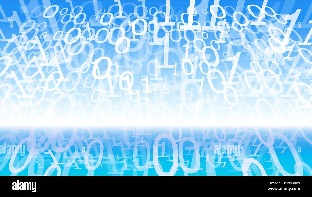 Computer Technology Conception Backdrop Binary Code Vector Concept 7392