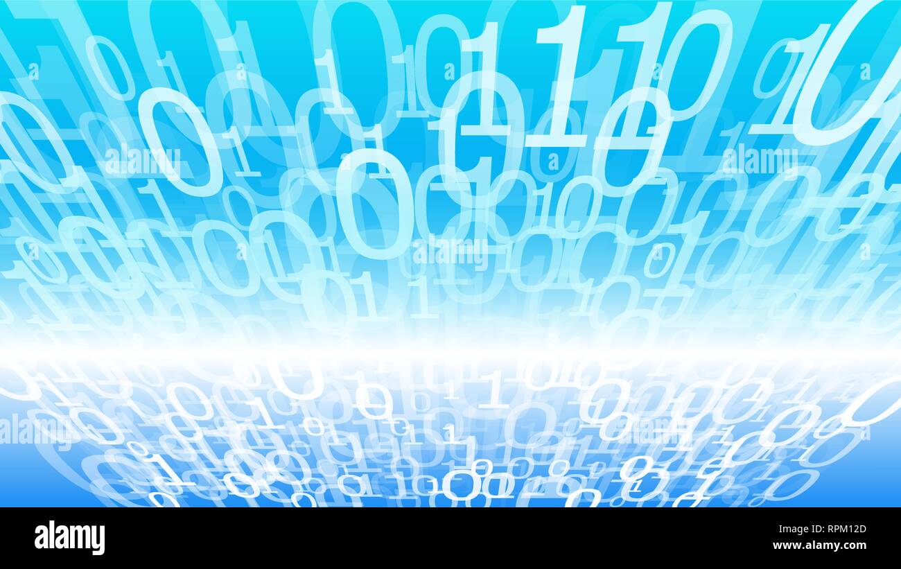Binary code digits background, cyber security vector backgrounds Stock Vector Image & Art - Alamy