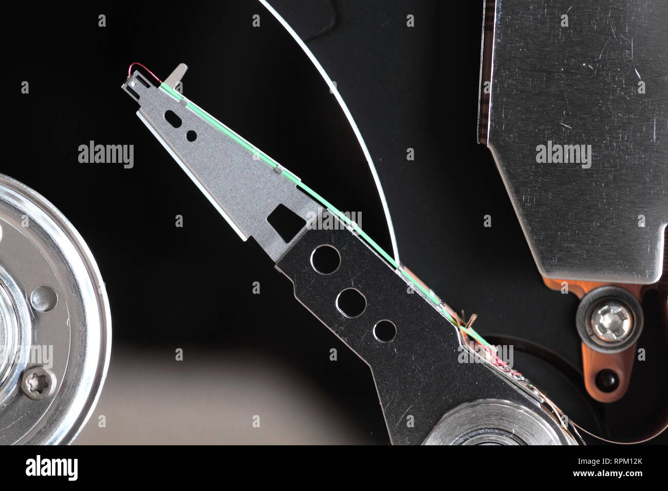 Hard disk drive disassembled hdd hi-res stock photography and images ...