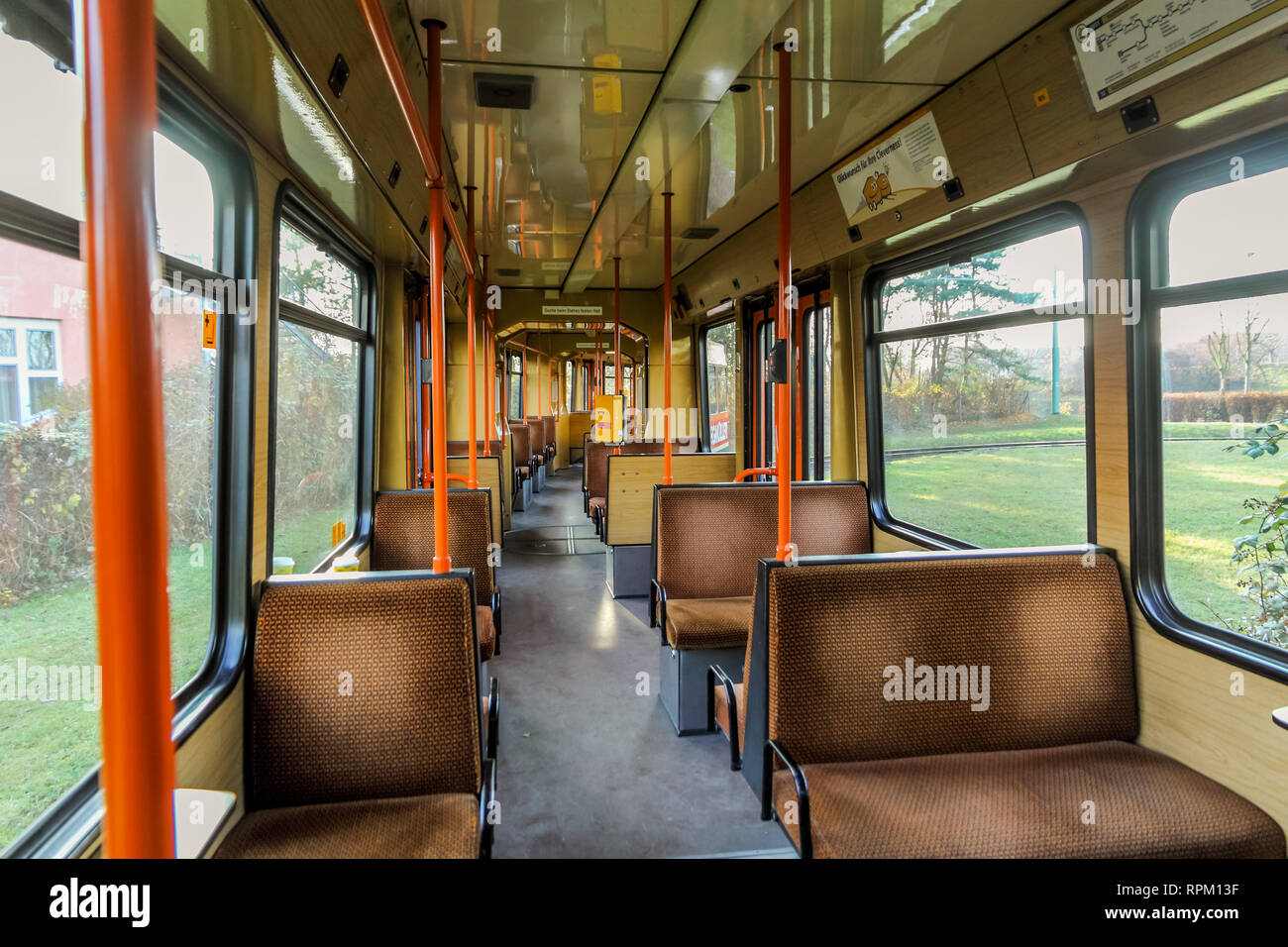 Tram inside view hi-res stock photography and images - Alamy