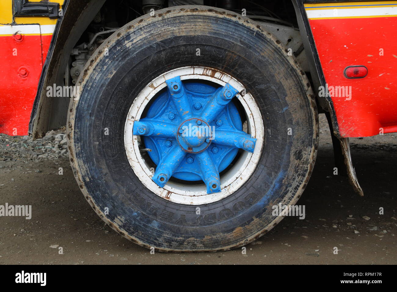 Bus wheel hi-res stock photography and images - Alamy