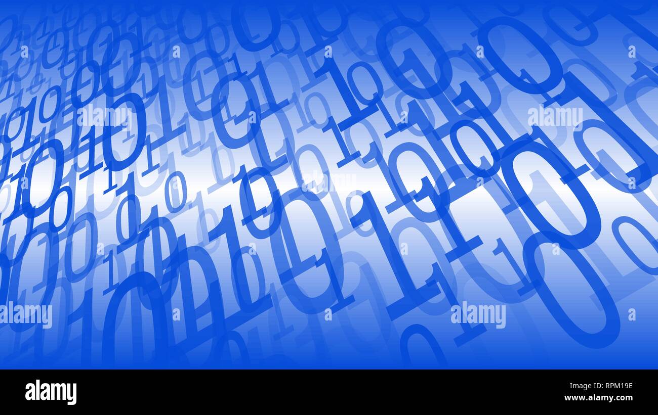 Binary code data processing vector creative conception Stock Vector Image & Art - Alamy