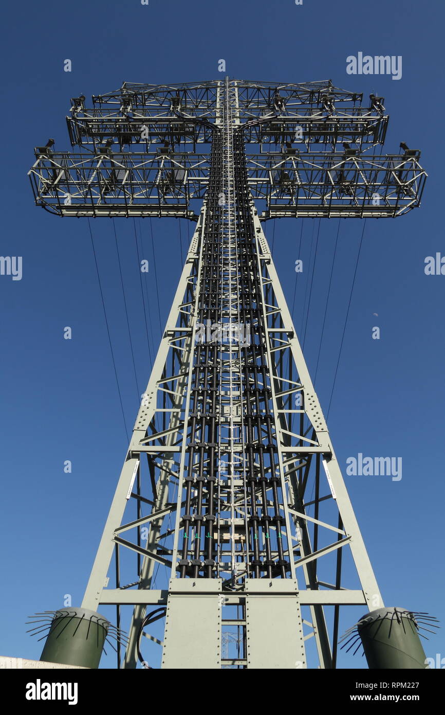 High voltage tower Stock Photo - Alamy