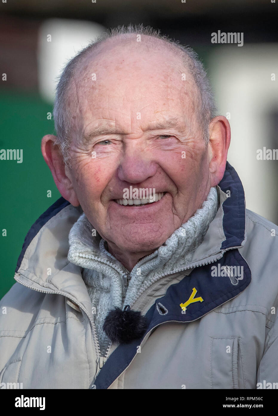 Tony Foulds, 82, watches from Endcliffe Park in Sheffield, as warplanes ...