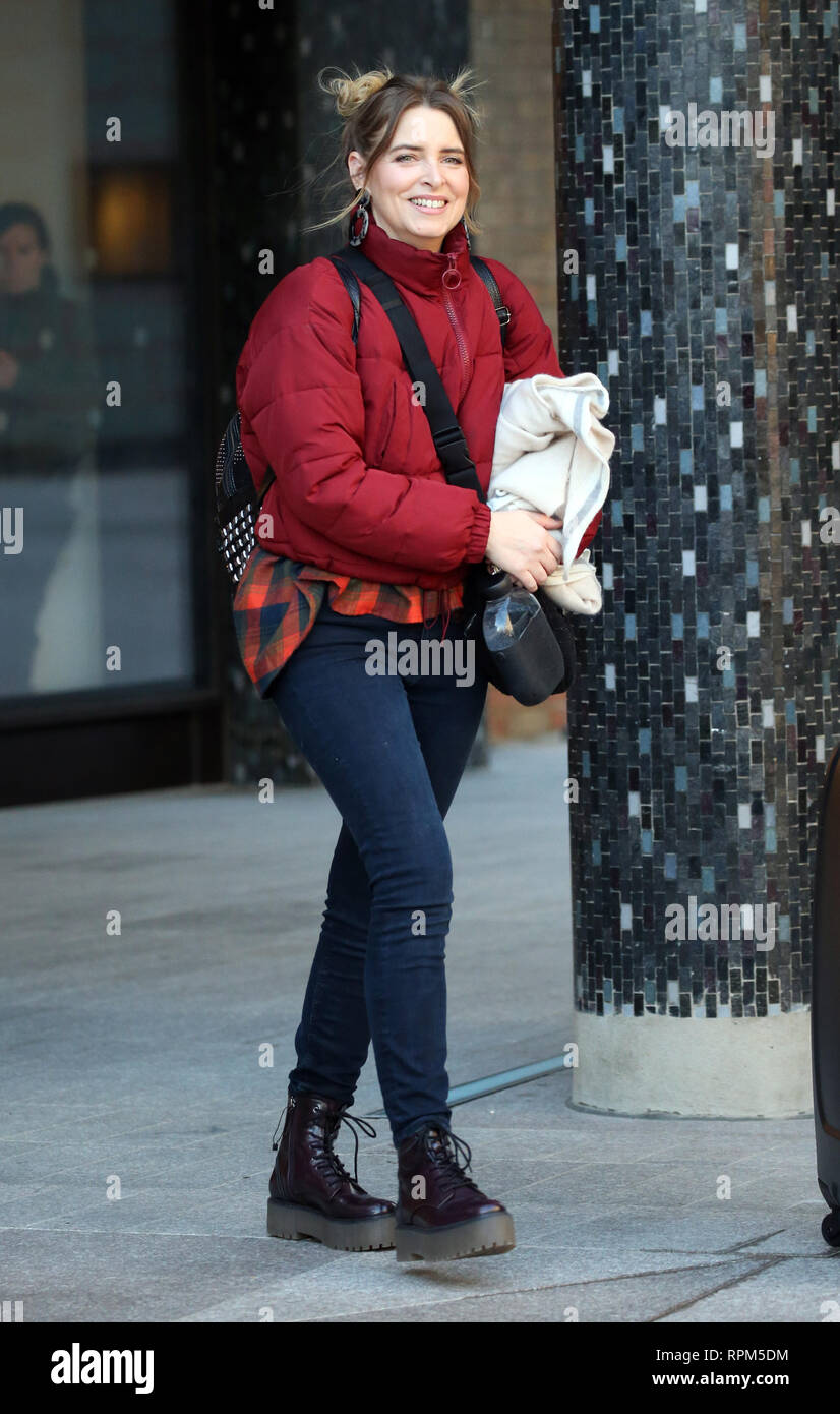 Emma Atkins outside ITV Studios Featuring: Emma Atkins Where: London ...