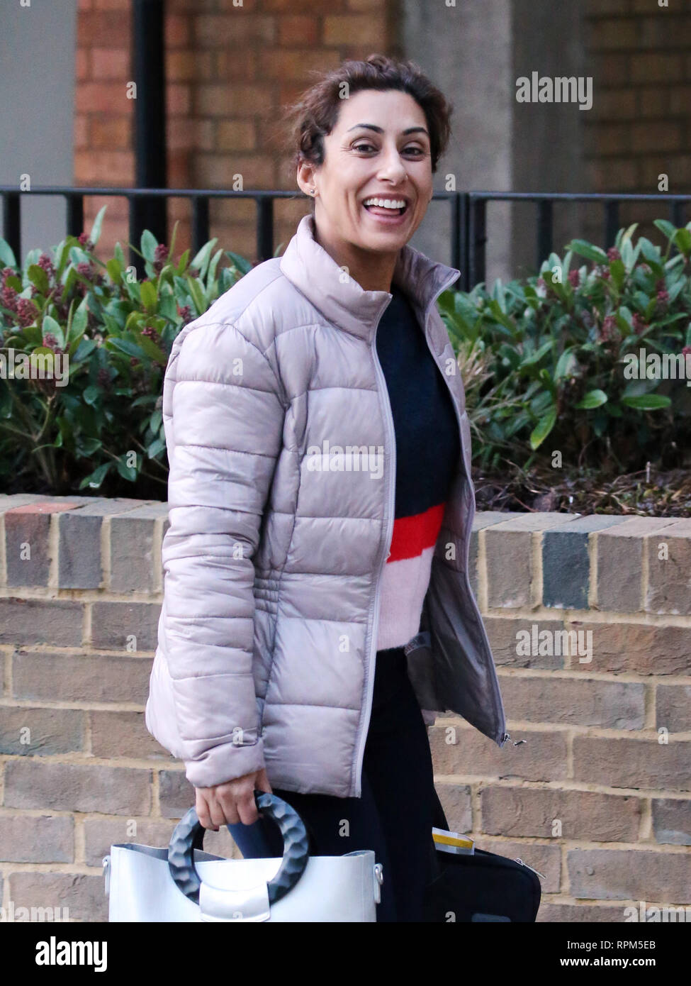 Saira Khan outside ITV Studios Featuring: Saira Khan Where: London ...