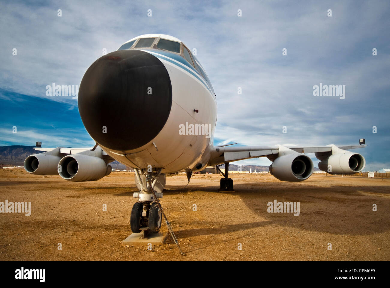 Front of a Jet Plane Stock Photo - Alamy