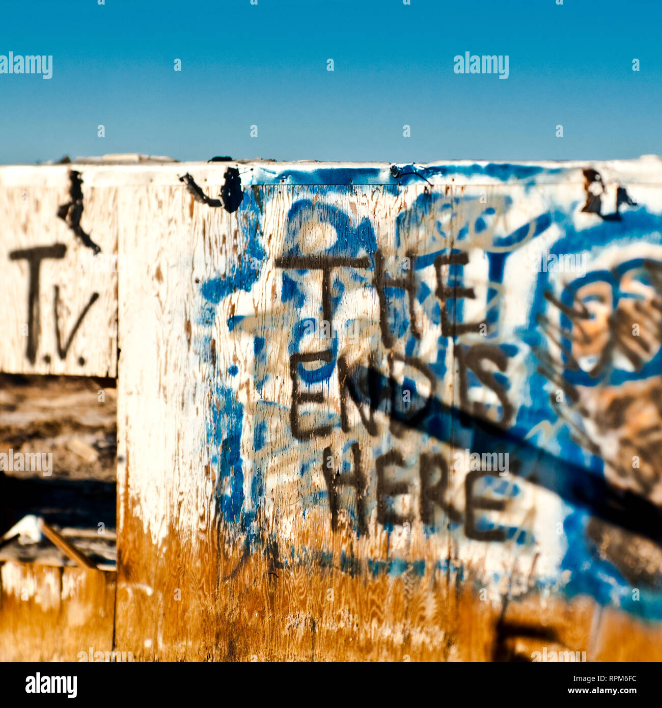 Wall with Graffiti Stock Photo - Alamy