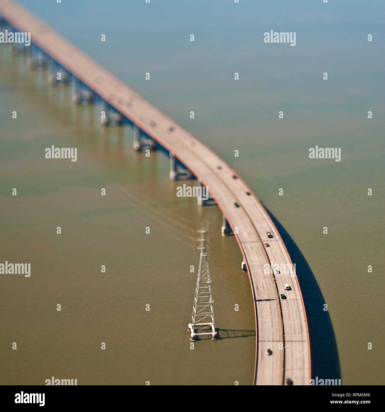 Elevated Highway over Water Stock Photo - Alamy