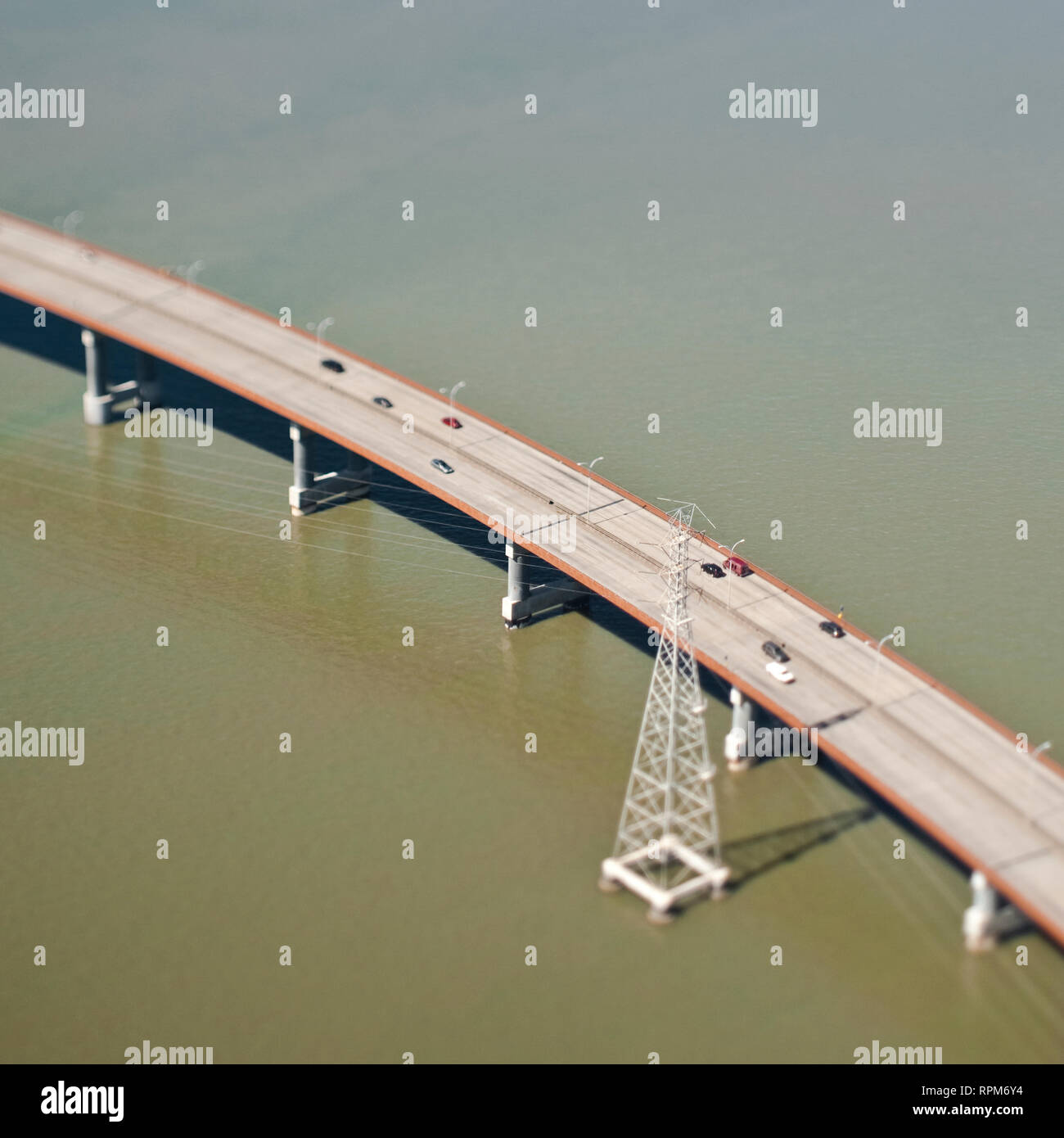 Elevated Highway over Water Stock Photo - Alamy