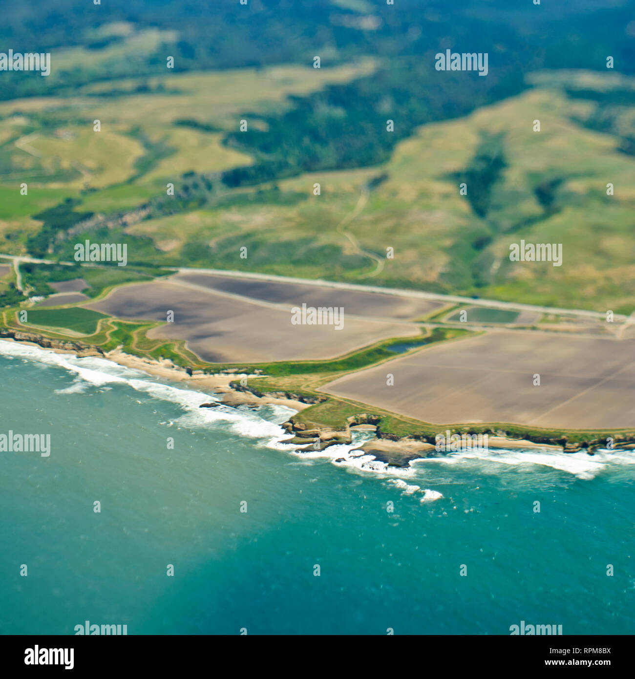 Tilt shift coastal view hi-res stock photography and images - Alamy