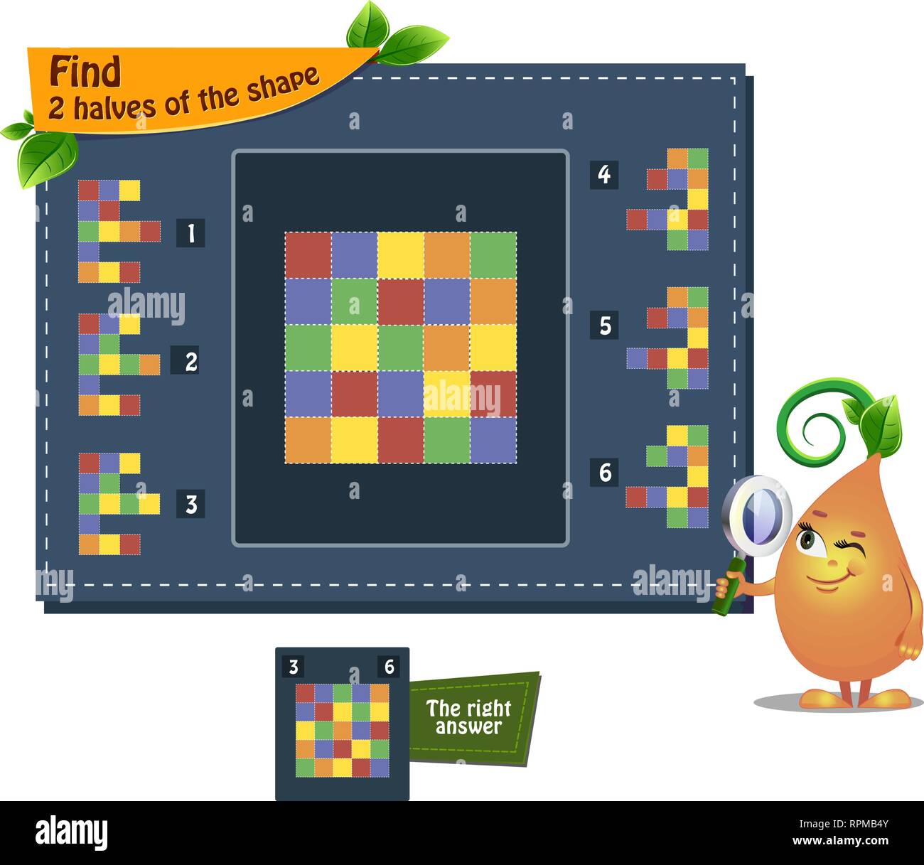 educational game iq for kids and adults development of logic, iq. Task ...