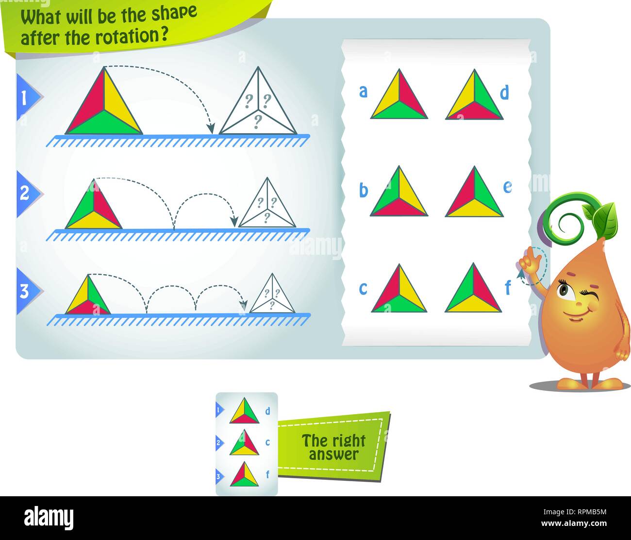 educational game for kids and adults development of mental rotation ...