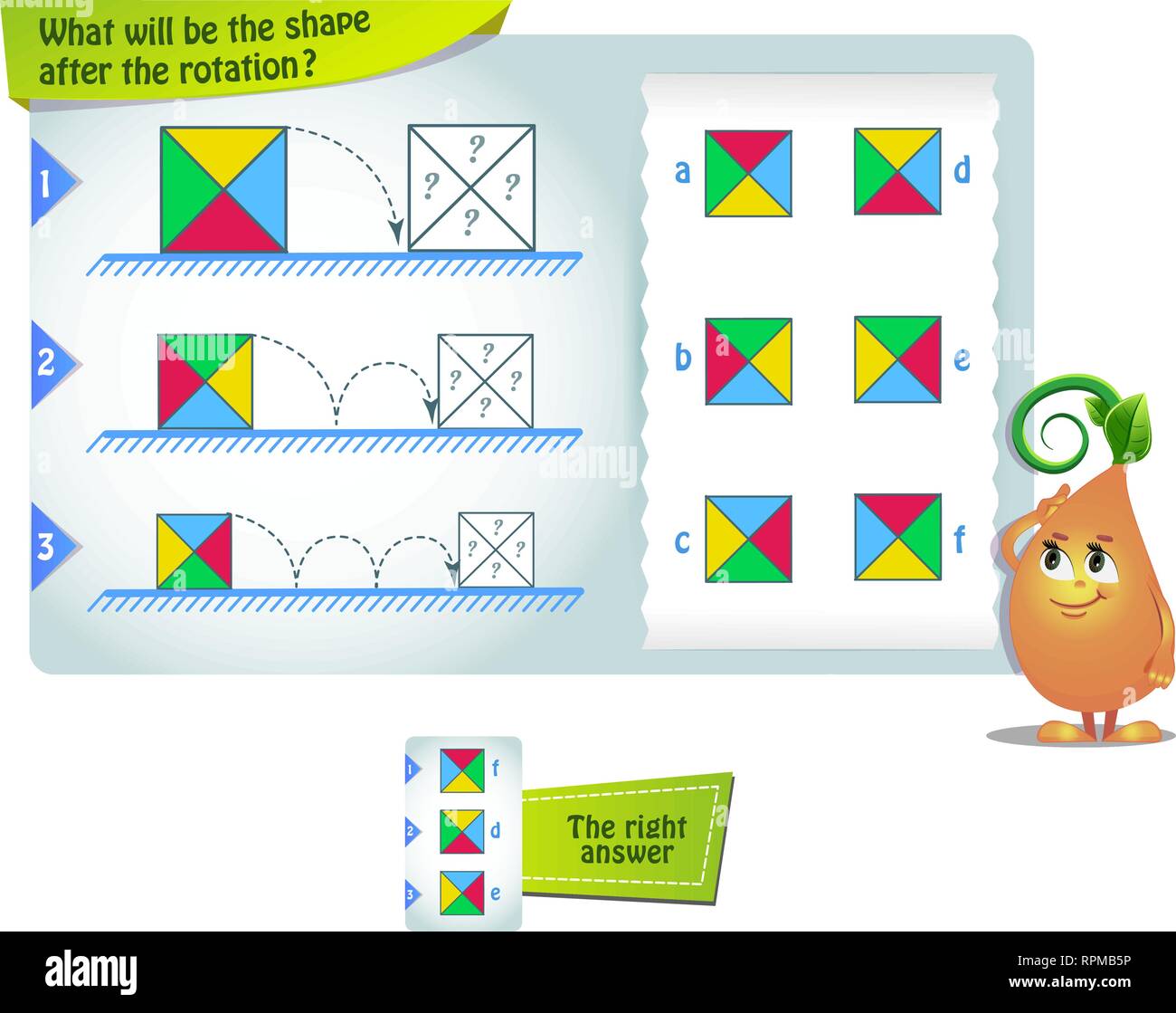 educational game for kids and adults development of mental rotation ...