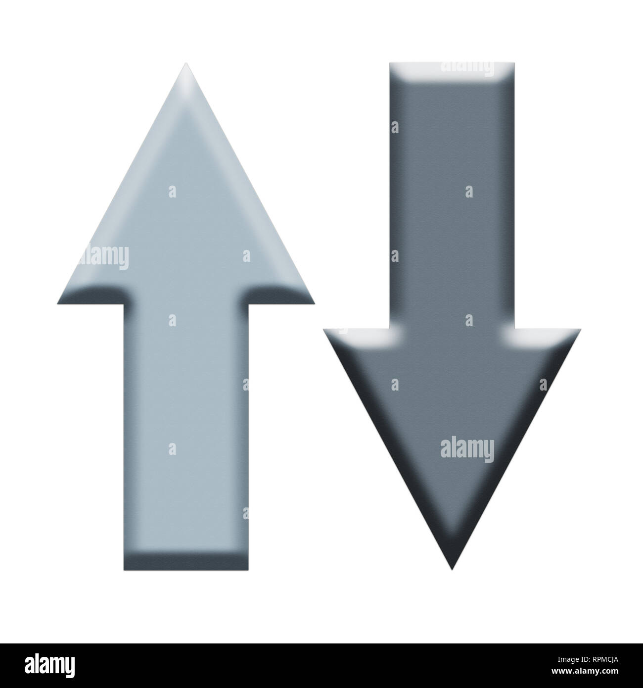 Data Transfer Arrows Icon Isolated On White Background Stock Photo - Alamy