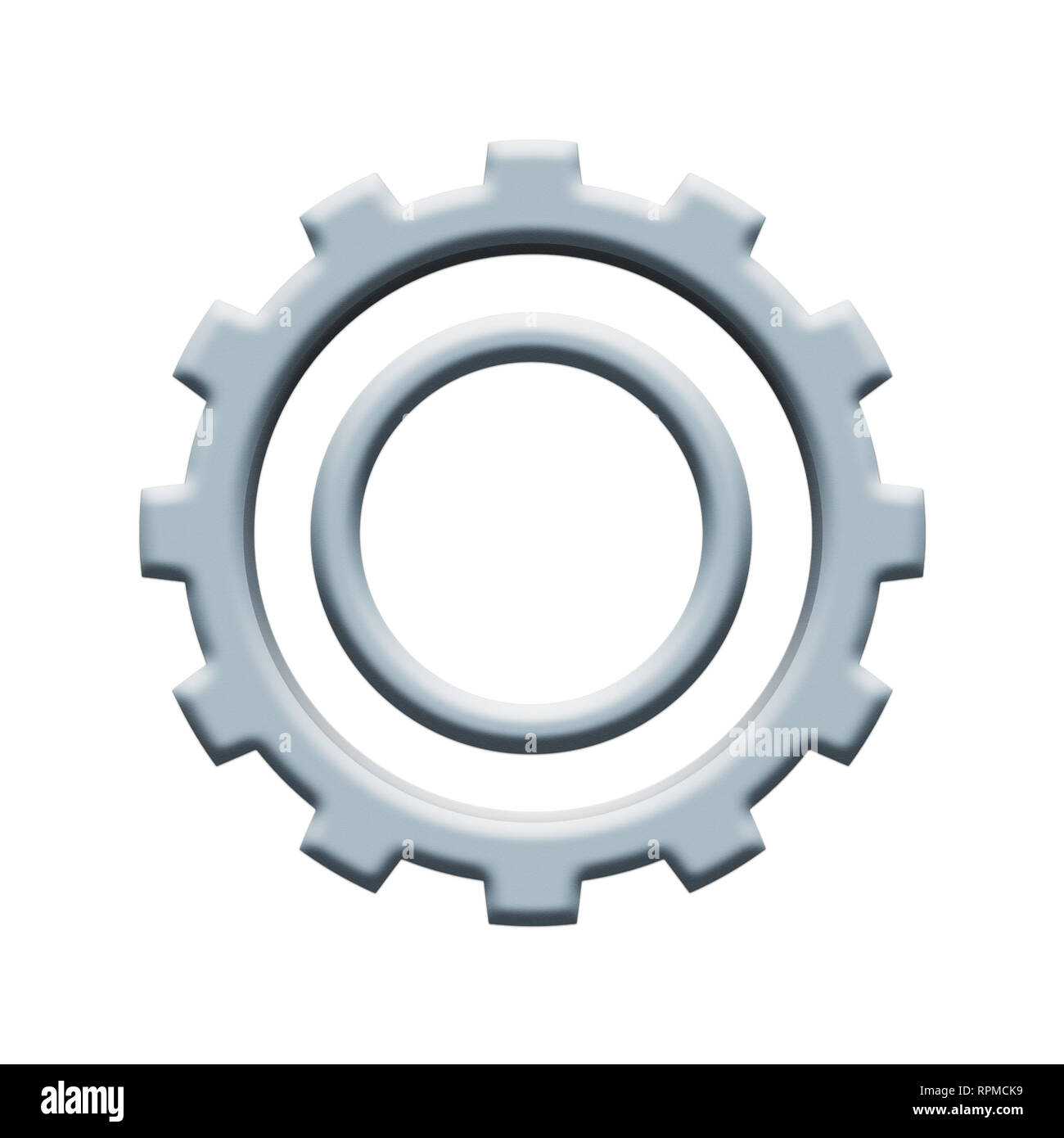 Cogwheel, Gear Icon. Cog Wheel Mechanism Isolated On White Background ...