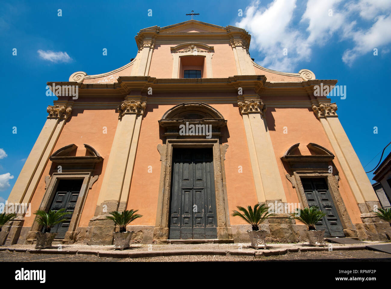 Santa Maria Maggiore Church (XVIII century), Pofi, Lazio, Italy Stock ...