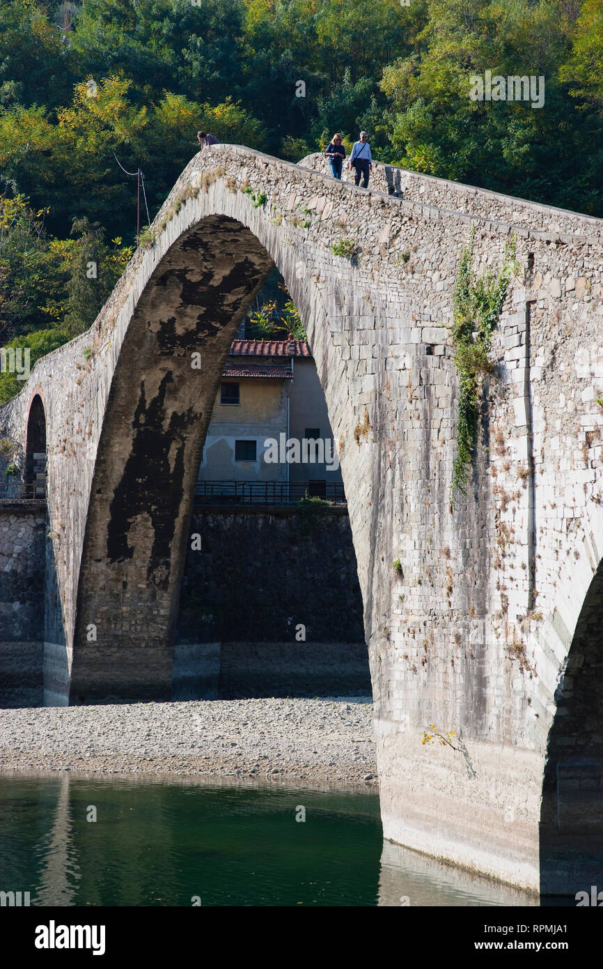 Italy, Tuscany, Lucca, Garfagnana, Bagni di Lucca, Devil's aka ...