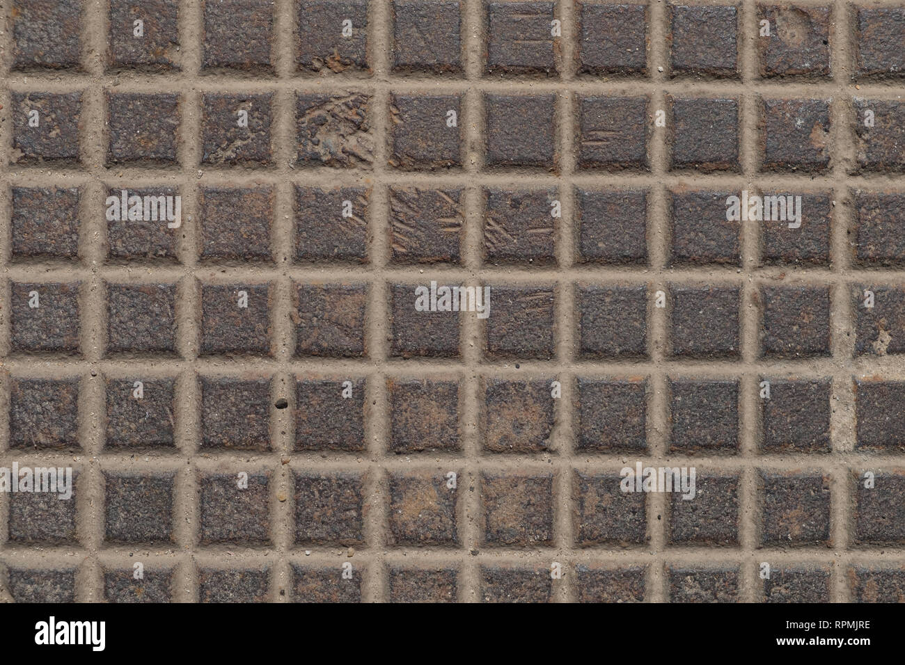 Old iron background. metal texture plate with square shape Stock Photo ...
