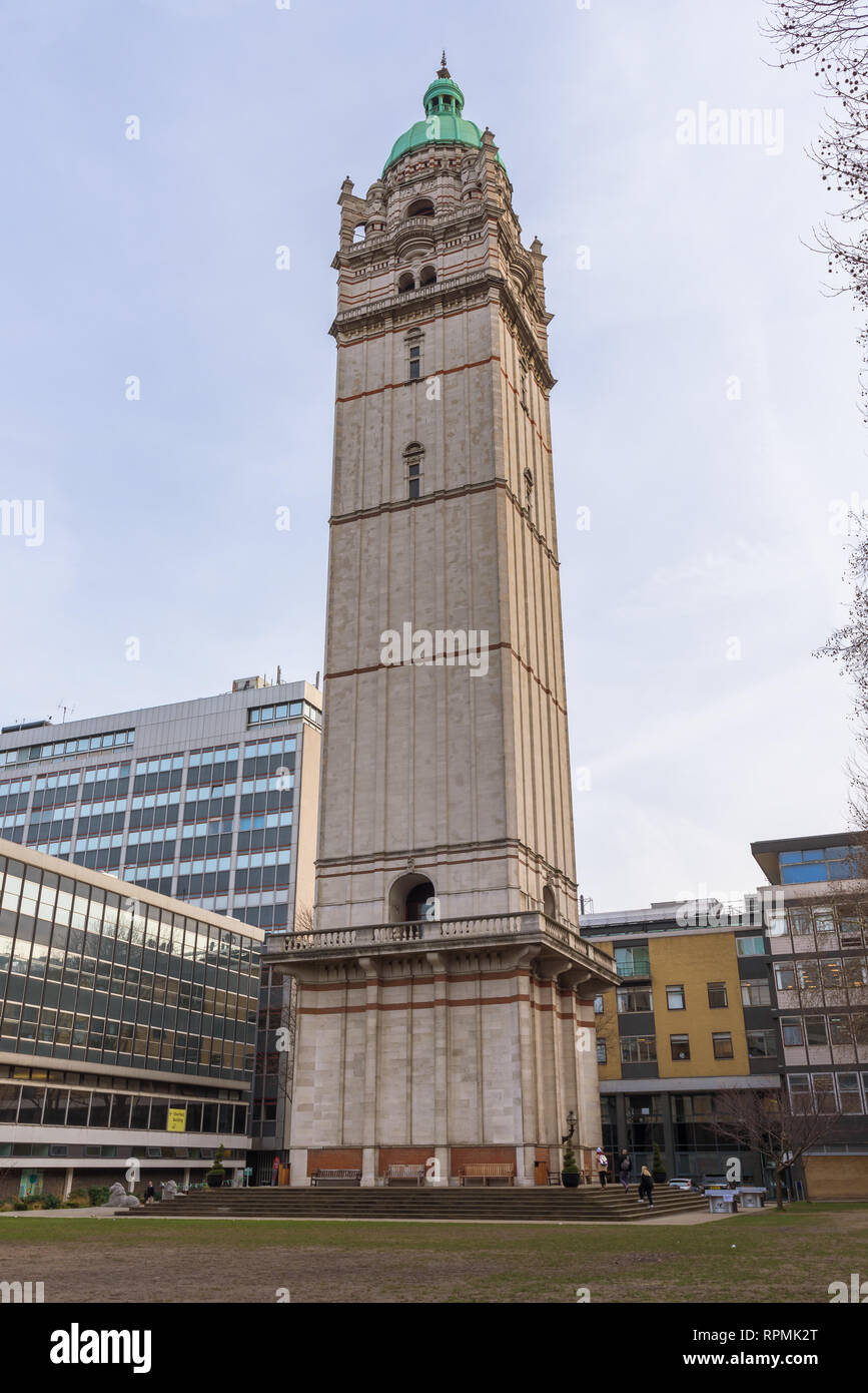 The Queen's Tower, situated in the South Kensington Campus of Imperial ...
