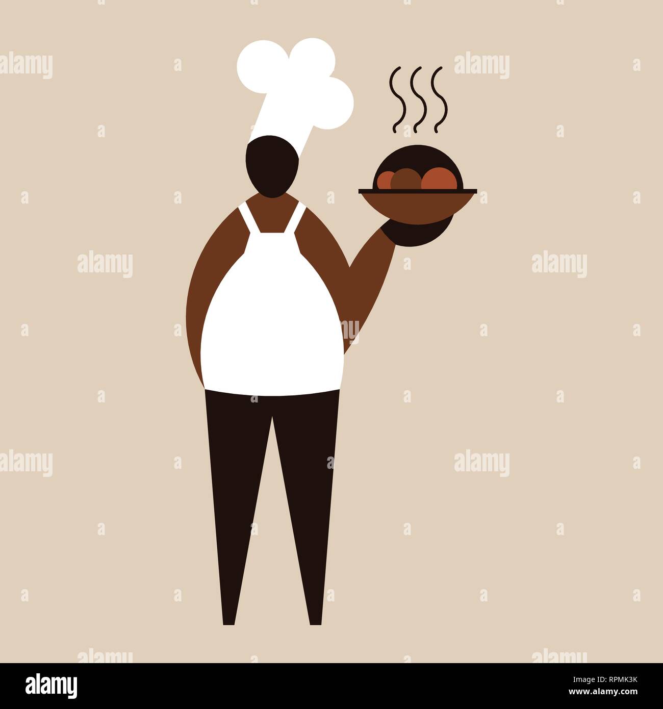 Close up dish restaurant Stock Vector Images - Alamy