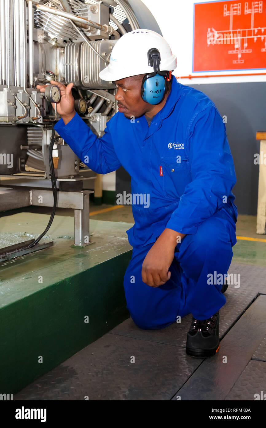 Johannesburg, South Africa - April 11 2012: Electrical Engineer ...