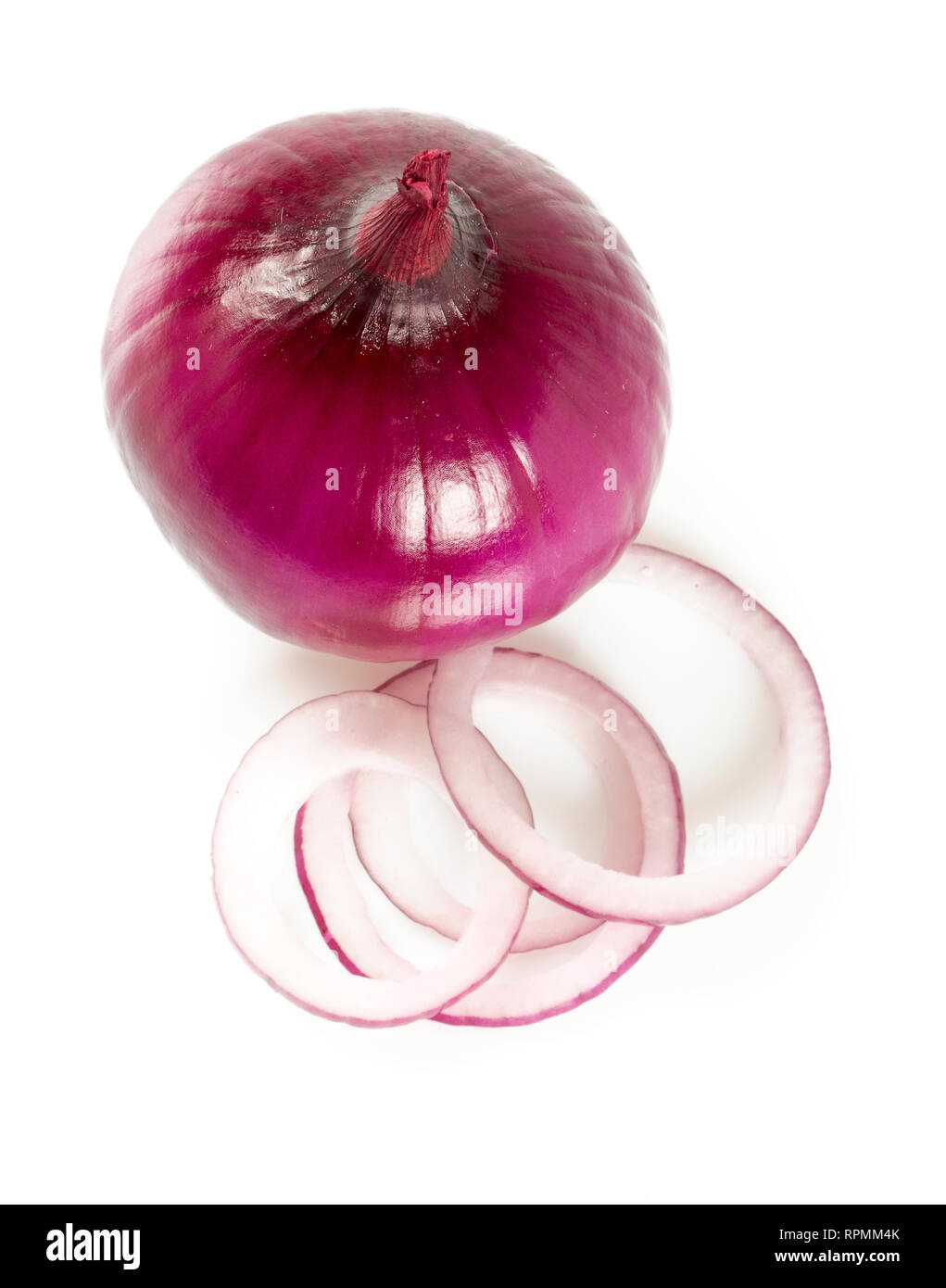 red onion isolated on white background Stock Photo - Alamy